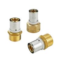 China Watermark Copper 16mm Pex Pipe Crimp Brass Press Fitting Expander Slide Fitting for Pex Pipe Press Welding Pipe Fitting for sale