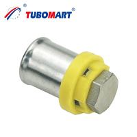 China PEX Compatible Pex Press Fittings In Natural Brass Color With CE Certification Customization for sale