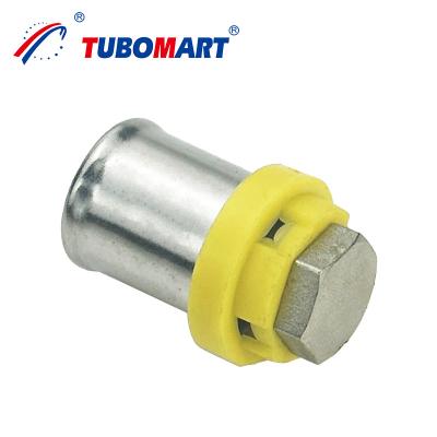 China PEX Compatible Pex Press Fittings In Natural Brass Color With CE Certification Customization for sale