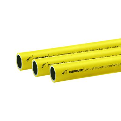 China PE AL PE Multilayer Polyethylene Aluminum Pex Al Pex Gas Pipe For Plumbing Gas System Length 100 M / Roll for sale