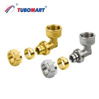 China 16-32mm Corrosion-Resistant Brass Compression Fitting Custom For Plumbing / Gas Air Hvac Systems Heavy-Duty Brass Pipe Fitting for sale