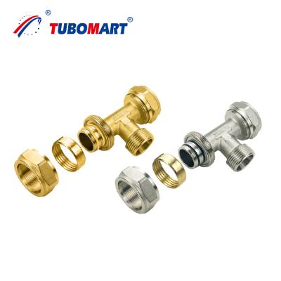 China Pex Al Pex Connection With CW602N Material Pex Compression Fittings For Gas System for sale