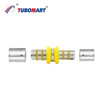 China Wholesale ISO Certificated Plumbing Material Copper PEX Pipe Fittings Equal Elbow Tee Coupling Gas PEX Press Fitting for sale