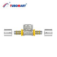 China Long-lasting Pex AL pEX Pipe Press Fitting with 24-years Manufacturing Experience ISO 9001/9002 Certification for sale