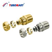 China Gas / Water System Pex Al Pex Compression Plumbing Fittings Durable Compression Brass Union Fitting with Long Lifespan for sale