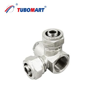China Customized Pex AL Pex Quick Connect Fittings For Durable Plumbing Installations ISO 9001/9002 Certified for sale
