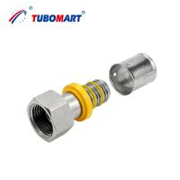 China OEM Manufacturer PEX Al PEX Fittings Gas Pipe System 16-32mm Brass Press Plumbing Press Fittings for sale