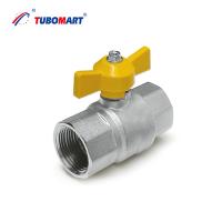 China Tubomart Gas Valve Brass Ball Valves for Gas Pipe Multilayer PEX AL PEX Gas Pipe Valve OEM Pipe Fittings for sale