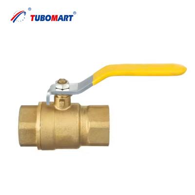 China Tubomart OEM Brass Manufacture 24 Years Experience 16mm Pap Pipe Gas Valve Brass butterfly Ball Valve with CE Approve for sale