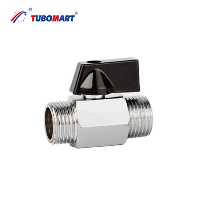 China OEM Mini Ball Valve Customizable OEM Manual Power for Water & Oil Treatment Male & Female Thread for Gas Media for sale