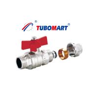 China OEM Female X Male Connection Brass mini Ball Valve with ISO 9001/SAI GLOBAL AS4617 Certification for sale