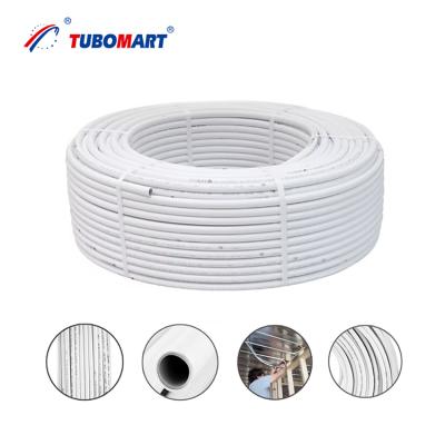 China Plumbing Supplier White Color PEX/AL/PEX Pipe 1620 1216mm Pex Water Pipe Brass Fittings for Water Underfloor Heating System for sale