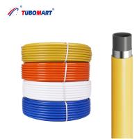 China TUBOMART PEX-AL-PEX Yellow Pipe High Safety Multilayer Aluminum Pipe for Gas System for sale