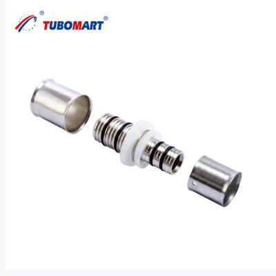 China Tubomart High Quality PEX-AL Crimp Fittings UNEQUAL STRAIGHT UNION for PAP Multilayer Pipe - OEM/ODM Available with CE/ISO for sale