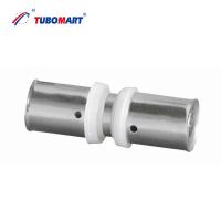 China Tubomart OEM Wholesale High Pressure Brass Forged Press Fitting Unequal Union 16-40mm for Multilayer PEX/PERT Pipe for sale