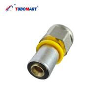 China OEM Brass Press Fittings STRAIGHT MALE UNION for Pex Al Pex Multi-layer Plastic Water and Gas Pipe with ISO9001/ISO17484 for sale