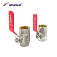 China TUBOMART OEM Manual Brass Ball Valve with Female Thread 1/2''-2'' ISO9001 Certified for Water & Gas Supply for sale