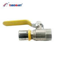 China ISO17484 ISO9001 Certified Press Brass Gas Valve Forged Process Suitable for Water Gas Control Applications for PAP multi-layer gas pipeline for sale