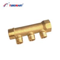 China TUbomart OEM Industrial Design Brass Water Underfloor Manifold Hot Sale Flexible PEX Plumbing Fitting Without Nozzle Connect Pex for sale