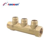China Flexible Pex Manifold with Brass Fittings Providing Service in Radiant Heating and Plumbing Systems Ensuring Leak Free Operation for sale