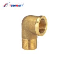 China TUBOMART OEM Reliable Quality Brass Fittings Double Female Straight BSP Fittings for Hot and Cold Water Piping System for sale