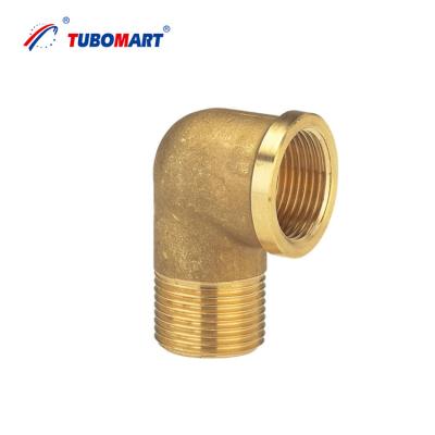 China TUBOMART OEM Reliable Quality Brass Fittings Double Female Straight BSP Fittings for Hot and Cold Water Piping System for sale