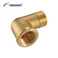 China TUBOMART OEM Reliable Production 1/2 Brass Fittings Female to Male Elbow Water Plumbing System for sale