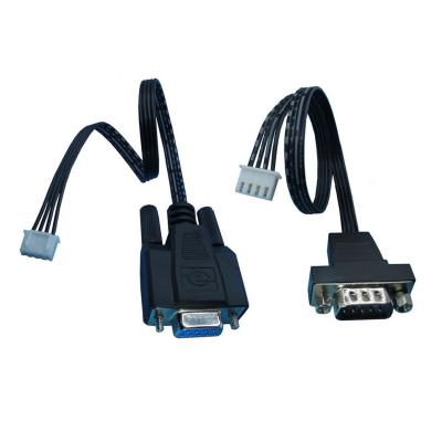 China DB9 RS232 Serial DCD RXD TXD GND Port to 4-pin JST-XH 2.54mm Connector Extend Cable for sale