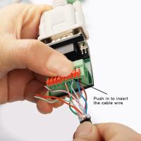 China DB9 D Sub 9 Pin Female Male RS232 Serial Adapter to Screw Terminal Blocks Breakout Board Without Cover for sale