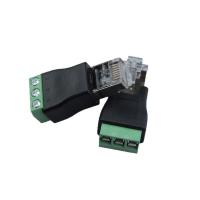 China RJ45 Male to RS485 3 Pin Screw Terminal Adapter Connector Splitter for sale