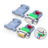 China DB9 RS232 9 Pin Male Female DB15 VGA D-sub 15 pin Connector Plastic Hood Cover Backshell for sale
