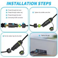 China 250 mm Starlink Ethernet Adapter Gen 3 Mini, Starlink Extension Cable to RJ45 Coupler for sale