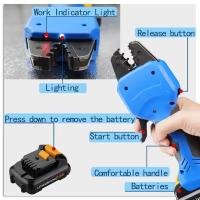 China Electric Battery Powered Handheld Cable Wire Crimper Automatic Crimping Tool for sale