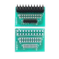 China Pitch 1.27mm to 2.54mm Converter Adapter PCB Breakout Board 10 Pin Single or Dual Row for sale