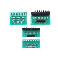 China Pitch 1.27mm to 2.54mm Converter Adapter PCB Breakout Board 10 Pin Single or Dual Row for sale