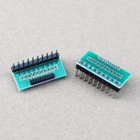 China Pitch 1.27mm to 2.54mm Converter Adapter PCB Breakout Board 10 Pin Single or Dual Row for sale