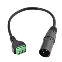 China XLR Male Female Plug To 3 Pin Screw Terminals Adapter XLR Audio Plug Cable 30cm For Microphone Mixer Speakers for sale