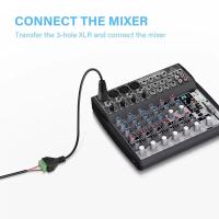 China XLR Male Female Plug To 3 Pin Screw Terminals Adapter XLR Audio Plug Cable 30cm For Microphone Mixer Speakers for sale