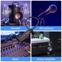 China XLR Male Female Plug To 3 Pin Screw Terminals Adapter XLR Audio Plug Cable 30cm For Microphone Mixer Speakers for sale
