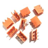 China Orange 5.08mm Spacing PCB Pluggable Screw Terminal Blocks Plug + Pin Header Socket for sale