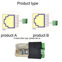 China RJ45 Network Male 8P8C to RS485 Screw Terminal Block Adapter for sale