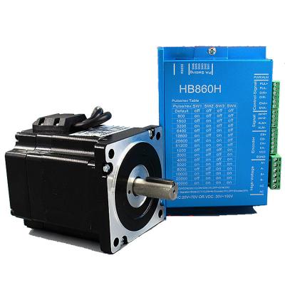 China 2N.m 4N.m 8N.m 12N.m Hybrid Closed Loop Stepper Servo Motor Driver Kit for sale