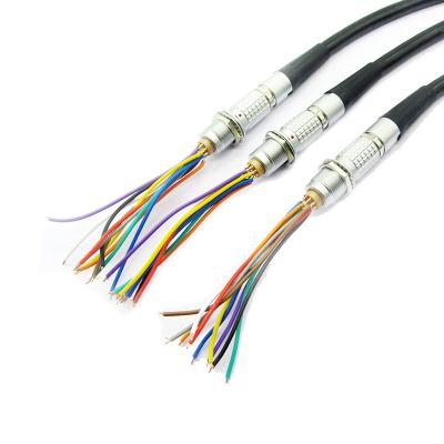China FGG EGG 0B 1B 2B  Coaxial Push-pull Self-locking Connector Wire Harness Cable Assembly Manufacturer for sale