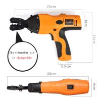 China Electric Battery Powered Handheld Cable Wire Crimper Automatic Crimping Tool for sale