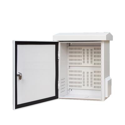 China 40cmx30cmx15cm Electrical Enclosure Cctv Power Supply Distribution Box White Coating for sale