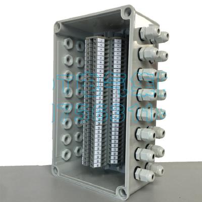 China Electrical Enclosure Conduit Junction Box 250*150*200mm with UKK5 Din Rail Terminal Blocks 600V 32A for sale