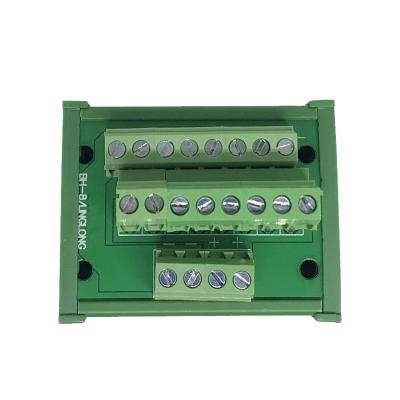 China DC 24V 8 Ways Power Source Splitter Wiring Distribution Terminal Blocks Breakout Board for sale