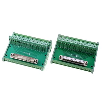 China DB37 D Sub 37 Pin Sing End Connectors Terminal Block Breakout Board for sale