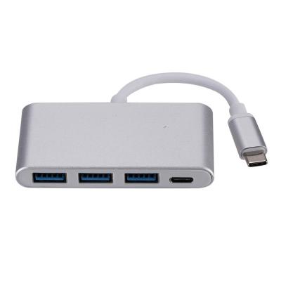 China UBS 3.1 Type-C to 3 Ports USB 3.0 USB-C HUB Adapter OTG Cable High Speed Converter for sale