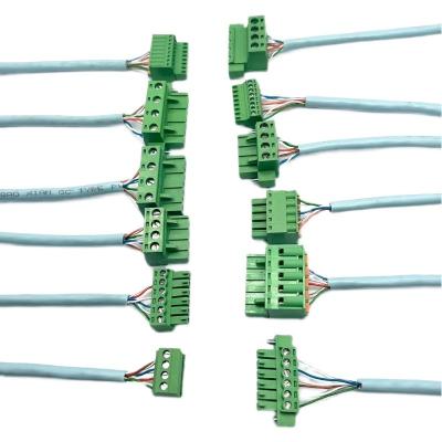 China 5.08mm Feed Through Terminal Blocks Wiring Harness Cable Assembly Customized Service for sale
